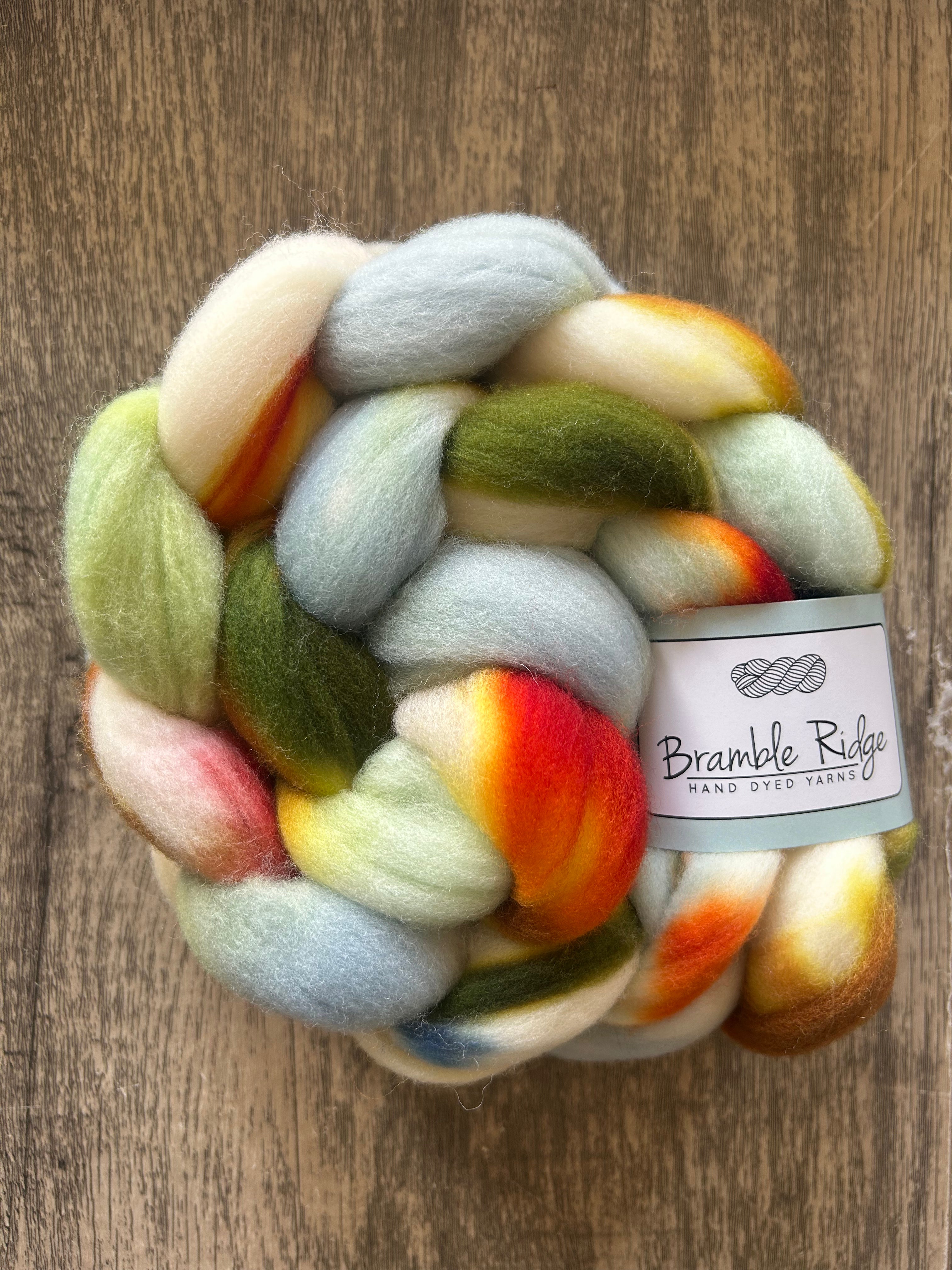 Duck - Non SW Rambouillet Fibre – Bramble Ridge Hand Dyed