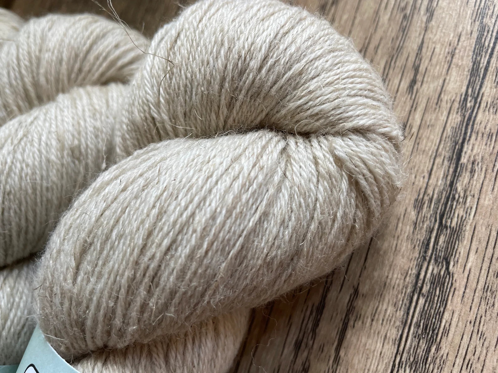 Natural - Sock Wool/Linen 70/30 – Bramble Ridge Hand Dyed
